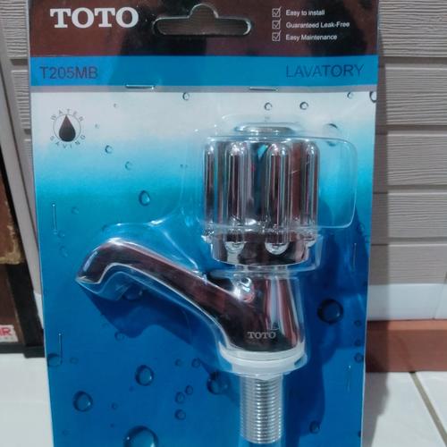 Jual kran wastafel toto putar l kran wastafel toto T205MB - Jakarta Selatan - Indah Sanitary ...