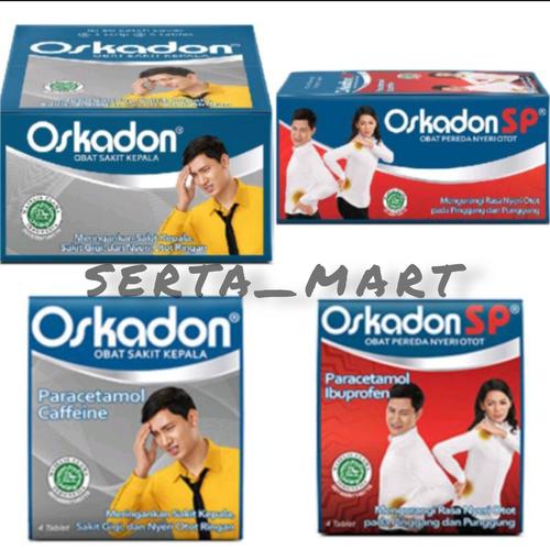 Jual Oskadon Tablet Sakit Kepala / Oskadon SP 1Strip / 4 Tablet ...