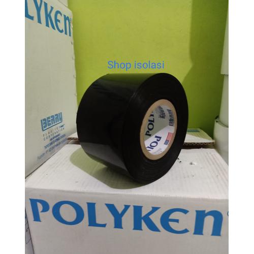 Jual wrapping tape pipa polyken 4 inch x 100 feet-isolasi poliken pipa ...