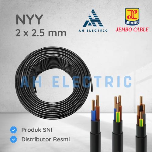 Jual Kabel Listrik NYY 2x2,5 2x2.5mm JEMBO Tanam Kawat - PER METER - Jakarta Barat - Priority ...