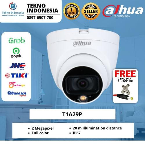 Jual Dahua T1A29P 2MP Full Color HDCVI Bullet Camera Cooper T1A29 CCTV ...