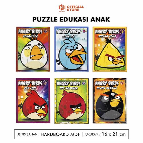 Jual Puzzle Edukasi Anak Seri Angry Bird Dan Upin Ipin - AB 7 Black Can ...