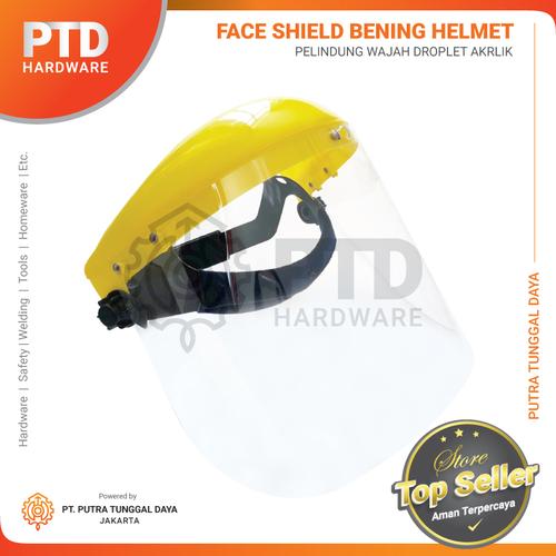Jual Face Shield Acrylic Helmet APD Akrilik Pelindung Wajah Gerinda ...
