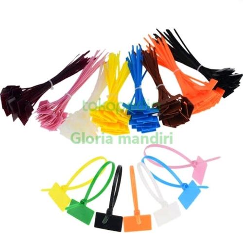 Jual Kabel Ties Label Ties 4X200mm /Ties kabel bendera - Putih ...
