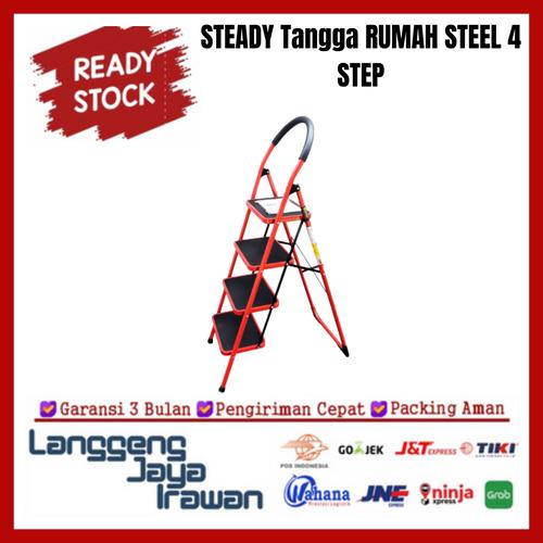 Jual STEADY Tangga RUMAH STEEL 4 STEP LADDER- Tangga Lipat Rumah ...
