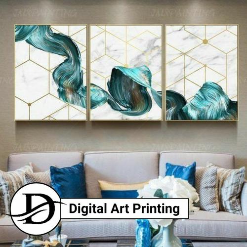 Jual lukisan abstrak digital printing albatros print paper kode ae ...