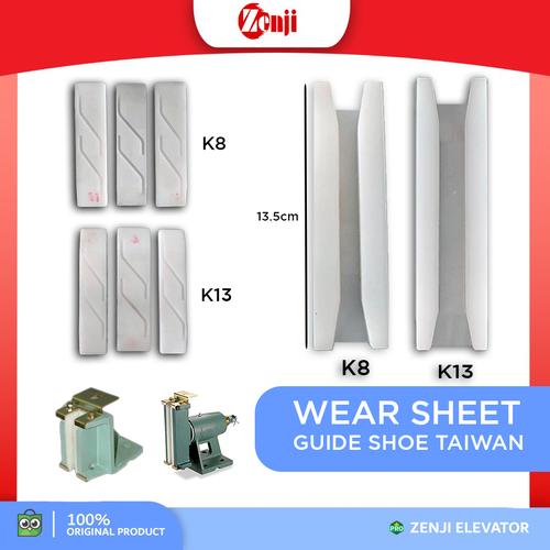 Promo Wear Sheet Guide Shoe / Insert Guide Shoe Taiwan - Wear Sheet K8 ...
