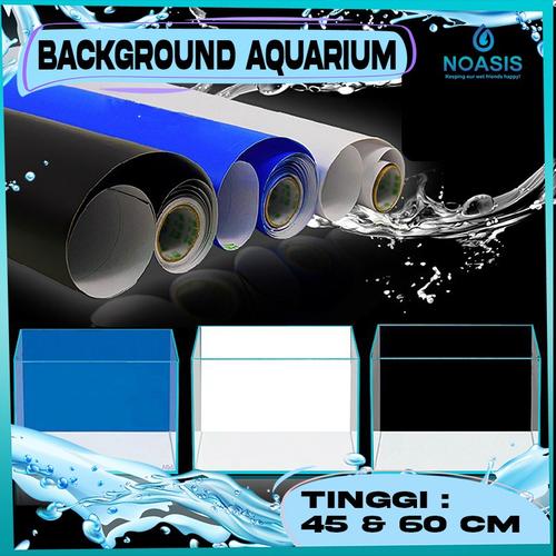 Jual STICKER BACKGROUND AQUARIUM / AQUASCAPE / SKOTLET AKUARIUM - DOFF - HITAM-DOFF, 45-CM ...