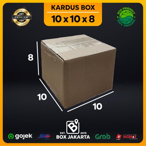 Jual KARDUS BOX uk 10x10x8 CM Kotak Packaging Corrugated SHEET POLOS ...