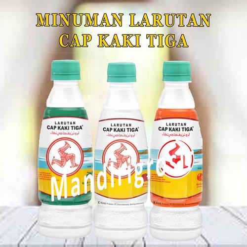 Jual MINUMAN LARUTAN CAP KAKI* MINUMAN PANAS DALAM* TIGA BOTOL 320ML ...