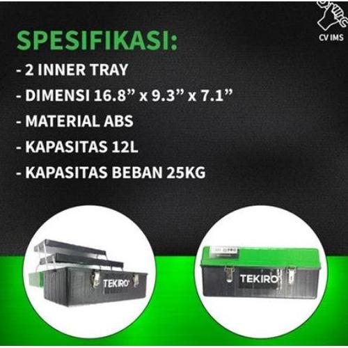 Jual Tekiro Tool Box Plastik 3 Susun Toolbox Toolkit Tempat Kunci ...
