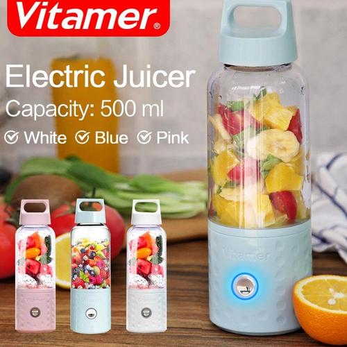 Jual VITAMER BLENDER PORTABLE PREMIUM 500ML Blender Juice mini USB 4 ...