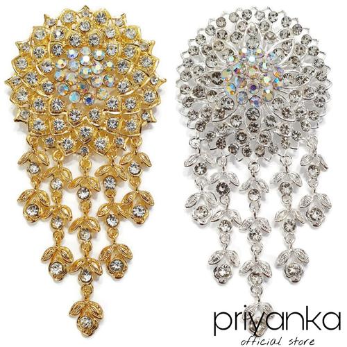 Jual Bros Susun Kebaya Kutu Baru/Bros Bunga Jumbo PriyankaAcc - A Gold ...
