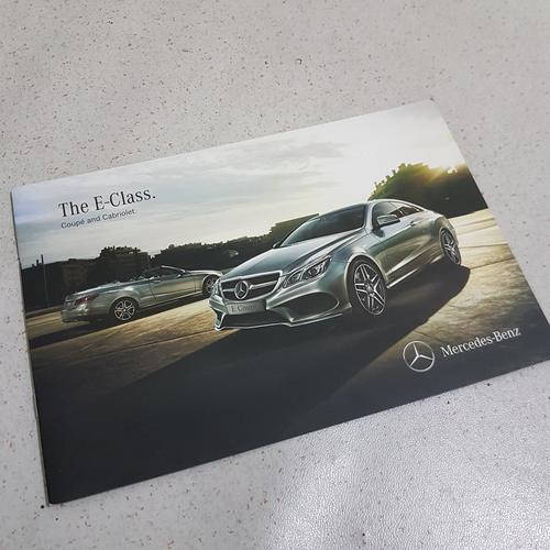 Jual Brosur flyer iklan original Mercedes Benz E Class Coupe Cabriolet ...