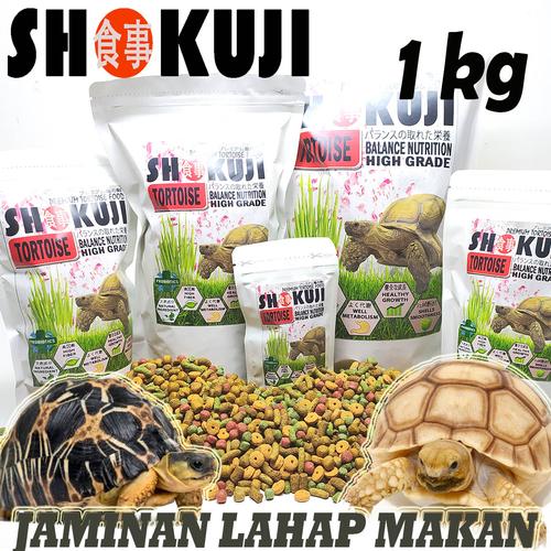Promo 1KG SHOKUJI PELET PARDALIS SULCATA PAKAN TORTOISE RADIATA MAKANAN ...