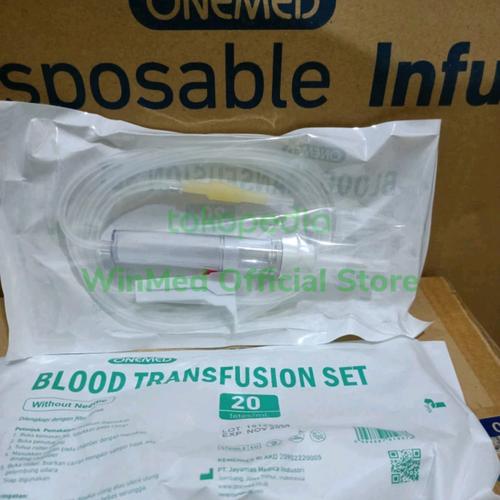 Jual Bloodset ONEMED / Blood Transfusi Set / Blood Set / Selang ...