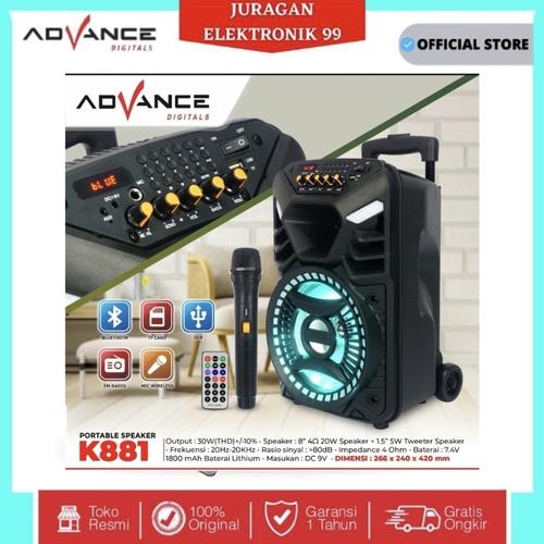 Jual speaker K881 ADVANCE MIK WERELLES - Jakarta Pusat - Juraganelektronik99 | Tokopedia