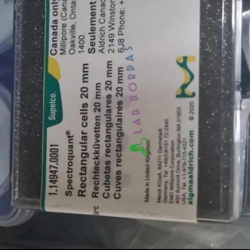 Jual Rectangular Cell 20mm (FEA Kit) prm Merck Katalog 1.14947.0001 ...