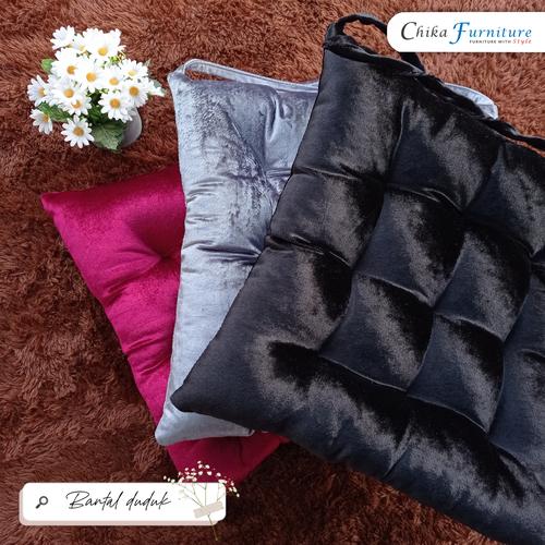 Jual Bantal Duduk Lesehan Besar 50x50/Bantal Kursi Bahan Velvet Premium ...