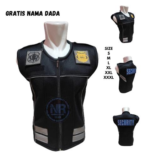 Jual Gratis Nama Rompi Security Terbaru | Rompi Satpam Terbaru Hitam ...