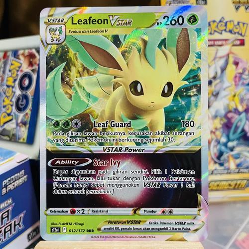 Jual Leafeon Vstar V Star universe - Kartu pokemon indonesia tcg card ...