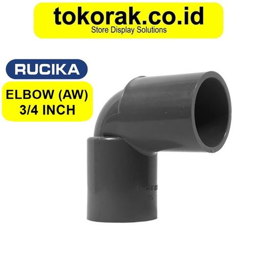 Jual KNIE ELBOW 3/4" RUCIKA KENI SAMBUNGAN PIPA PVC AW KNEE 3/4 INCH SOK L - Jakarta Barat ...
