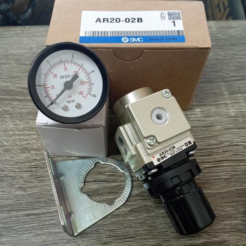 Promo Regulator pneumatic Smc Ar20-02b Port 1/4" INCH /REGULATOR SMC AR20-02 - Jakarta Barat ...