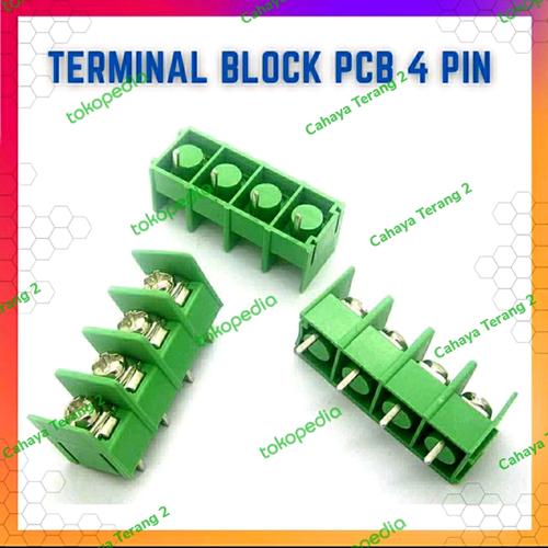 Jual Terminal Block 4 Pin PCB KF-7.62 4P Blok 4Pin 7.62mm - Kota ...