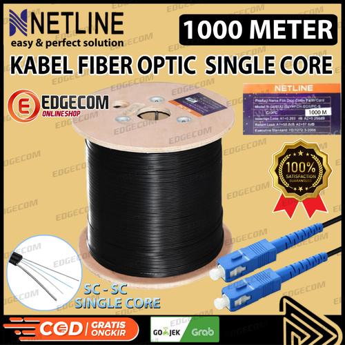 Jual Kabel FO Fiber Optic SC-SC Single Core 1000 meter NETLINE - TANPA ...