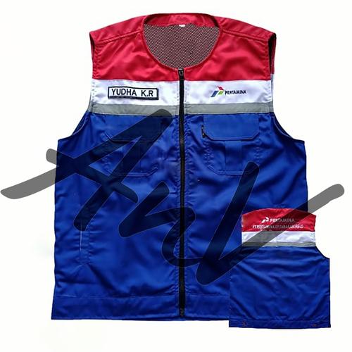 Jual Termurah ROMPI SAFETY TASLAN BIRU PERTAMINA-ROMPI SAFETY VEST ...