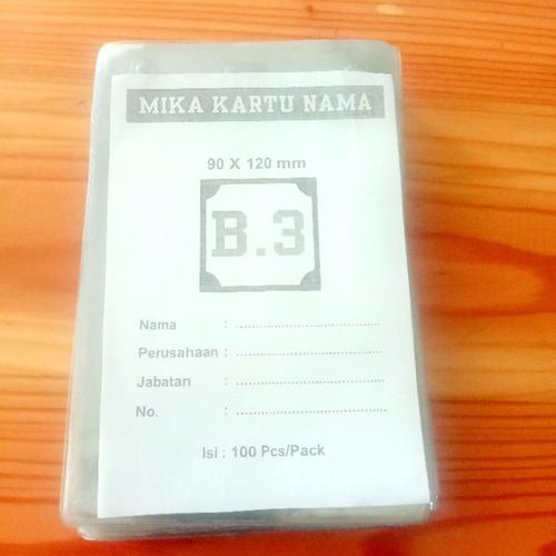 Jual Mika id card B.3 9x12 cm-1 pcs - Kab. Tangerang - m3lshop88-new ...
