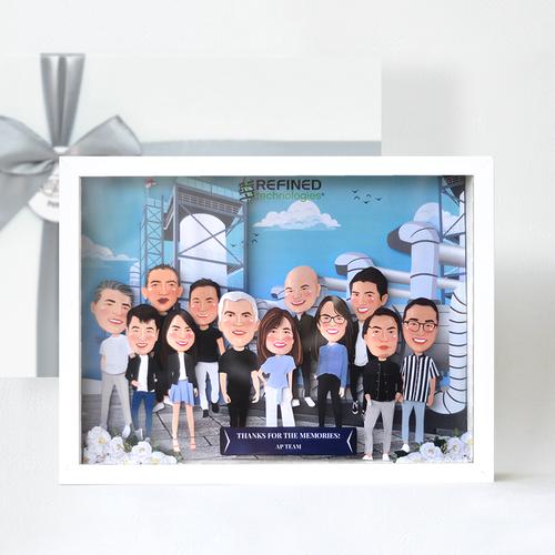 Jual Kado Hadiah Ulang Tahun Unik Karikatur Wajah Custom 30x40 by ...