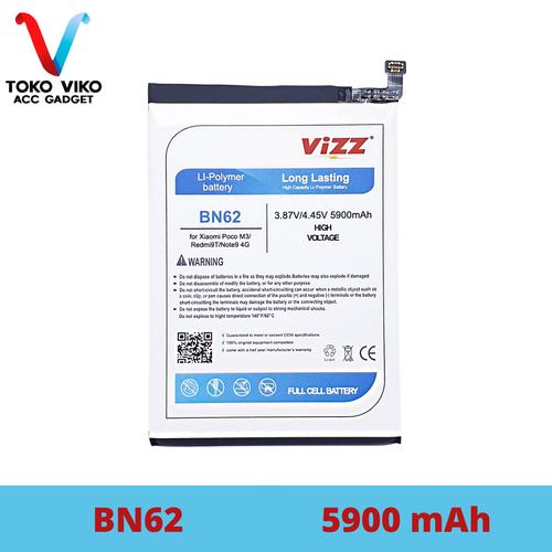 Jual Vizz Xiaomi BN62 Poco M3 / Redmi 9T Baterai Batre Original ...