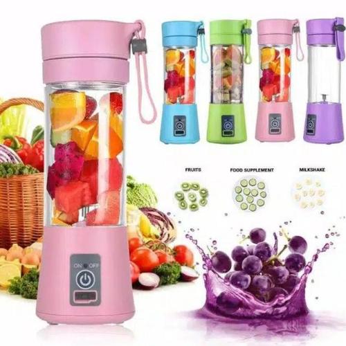 Jual Blender Portable Shake Juice / Blender Jus Buah Mini Cup - Biru ...
