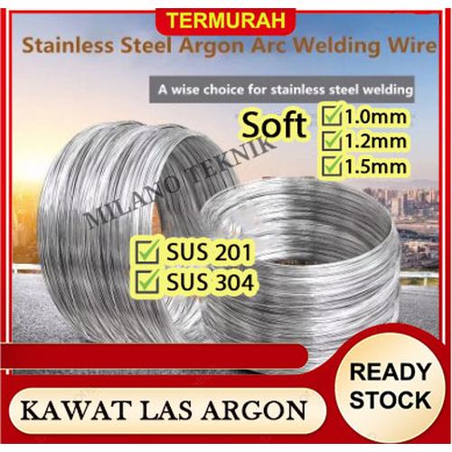 Jual Kawat Las Stainless Steel 1.5 mm Soft Kawat Argon Las stainless ...