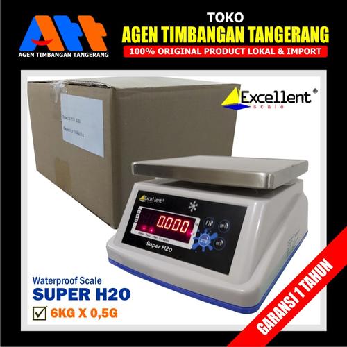 Jual SUPER H2O Kapasitas 6KG Timbangan Meja Digital Anti Air - Kab. Tangerang - Agen Timbangan ...