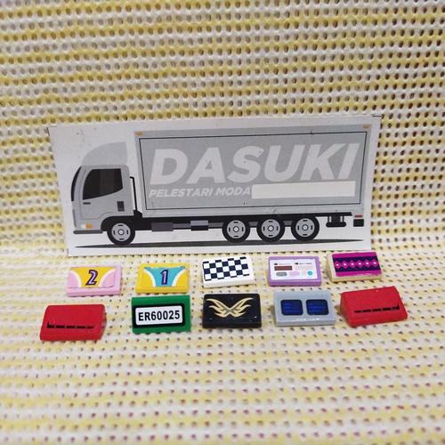 Jual Lego Part 85984 Slope 1x2 (31°) With Sticker; P2864a - Sticker 1 A ...