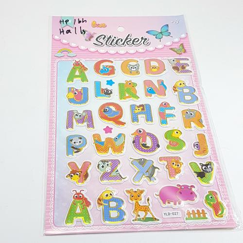 Jual Sticker Anak Timbul + Mewarnai Abjad YLD-027 - Kota Bandung ...