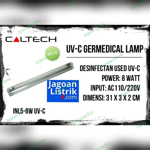 Jual Lampu UVC 8W - Lampu T5 8W Germicidal Disinfektan Kuman Caltech UV ...