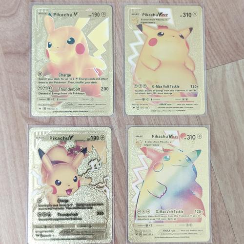 Jual Kartu Pokemon Emas Unik - Pikachu Set - set 4 kartu - Jakarta ...