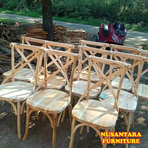 Jual Kursi tiffany silang kursi pengantin kursi minimalis kursi kayu ...