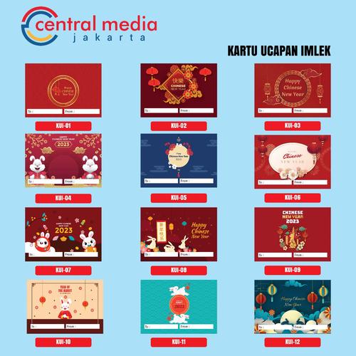 Jual Kartu Ucapan Imlek 10x7 CM Chinese New Year Hampers Greeting Card - KUI-4 - Jakarta Pusat ...