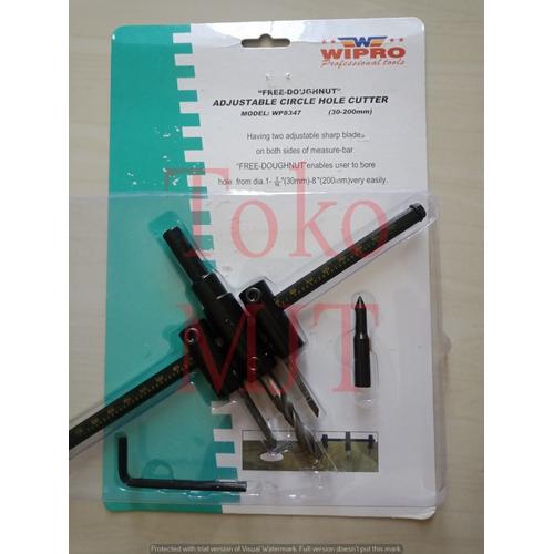 Jual Mata Bor Kayu Jangka Adjustable Circle Hole Cutter 30 - 200mm ...