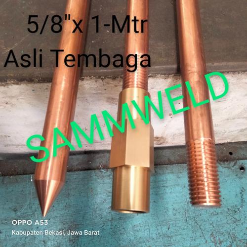 Jual Splitzen 5/8 mm x 1M Antena Anti Petir Tembaga Asli.. - Kab ...