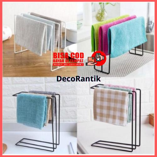 Jual Rak Lap Dapur Serbet Besi - Jemuran Kain Lap Dapur & Handuk ...