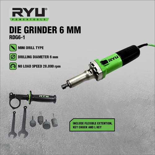 Promo RYU Mesin Tuner - Gerinda Botol 6 Mm Die Grinder RDG6 Cicil 0% 3x ...