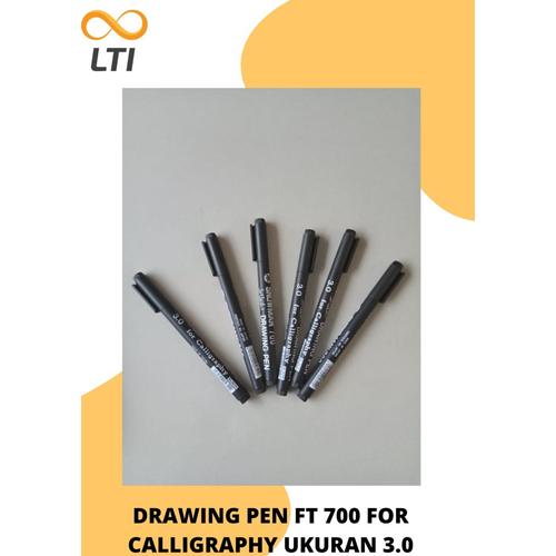 Promo Pen Kaligrafi Snowman FT-700 Hitam Snowman 700 Calligraphy Pen ...