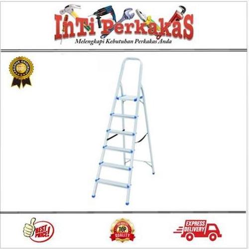 Jual TANGGA RUMAH ALUMUNIUM 6 STEP - TANGGA ALUMUNIUM 6S LADDER MOLLAR ...