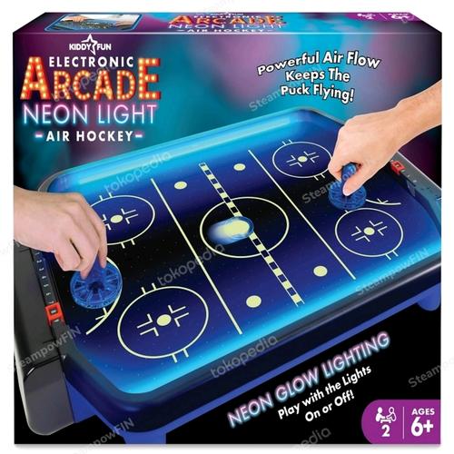 Jual Game Table Electronic Arcade Neon Air Light Hockey Mainan Meja ...