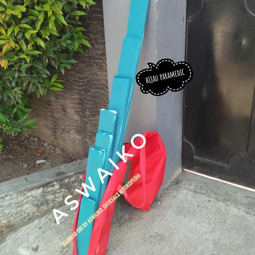 Jual spalk, bidai set (5 ukuran sepasang) alat praktur p3k - putih tas ...